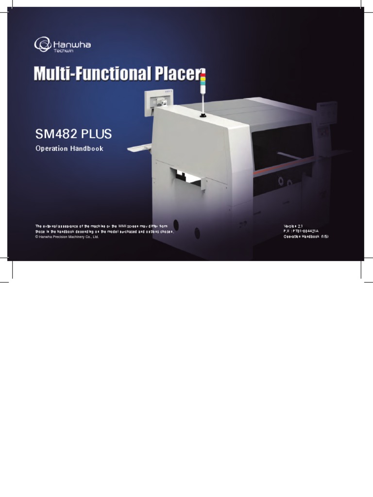 SM482_PLUS_Operation(Eng_Ver2.1) | PDF | Menu (Computing) | Printed ...