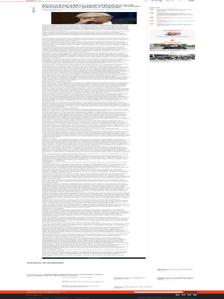 BUKA Magazin - Henri Kisindžer, Stogodišnji Prorok Brutalnog XXI Vijeka ...