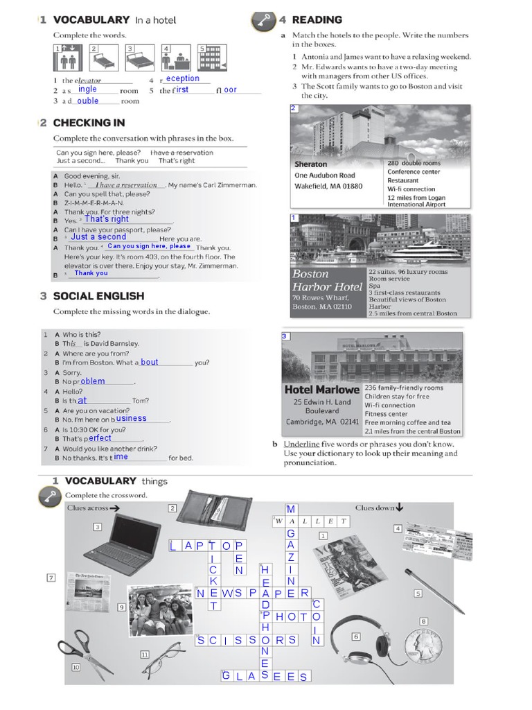 English Practice Book Unit 2 | PDF