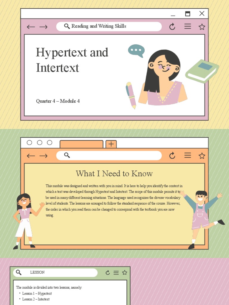 RWS-Quarter 4-Module 4 Hypertext | PDF | Hyperlink | World Wide Web