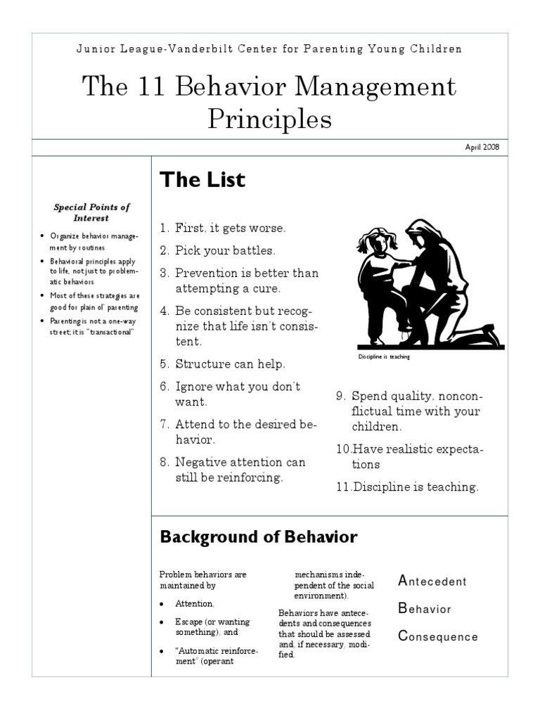 Marissa - Behavior Management Principles | Download Free PDF | Parenting | Disciplines