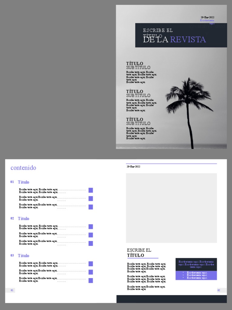 Revista Minimalista Con Efecto | PDF