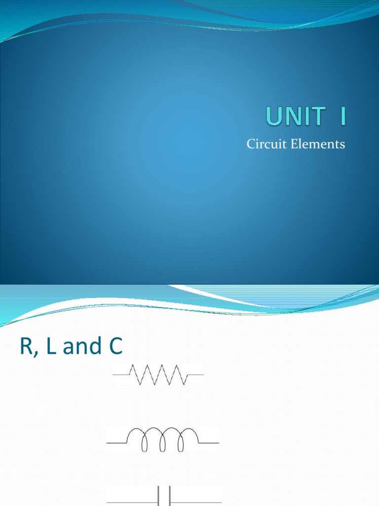 EE5251 Unit 1 | PDF | Electrical Network | Inductor