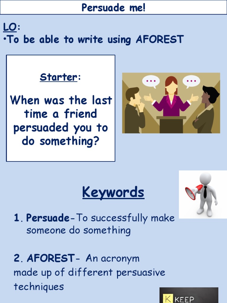 When Was The Last Time A Friend Persuaded You To Do Something ...