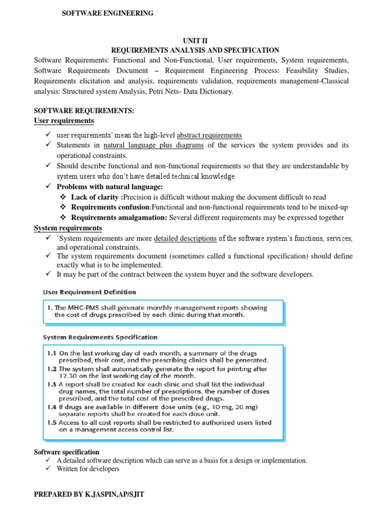 SE - UNIT 2 CLG Notes | PDF | Computing | Systems Engineering