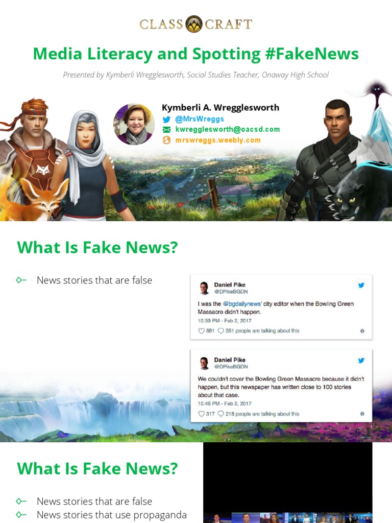 Media Literacy - Fake News | PDF | News | Propaganda