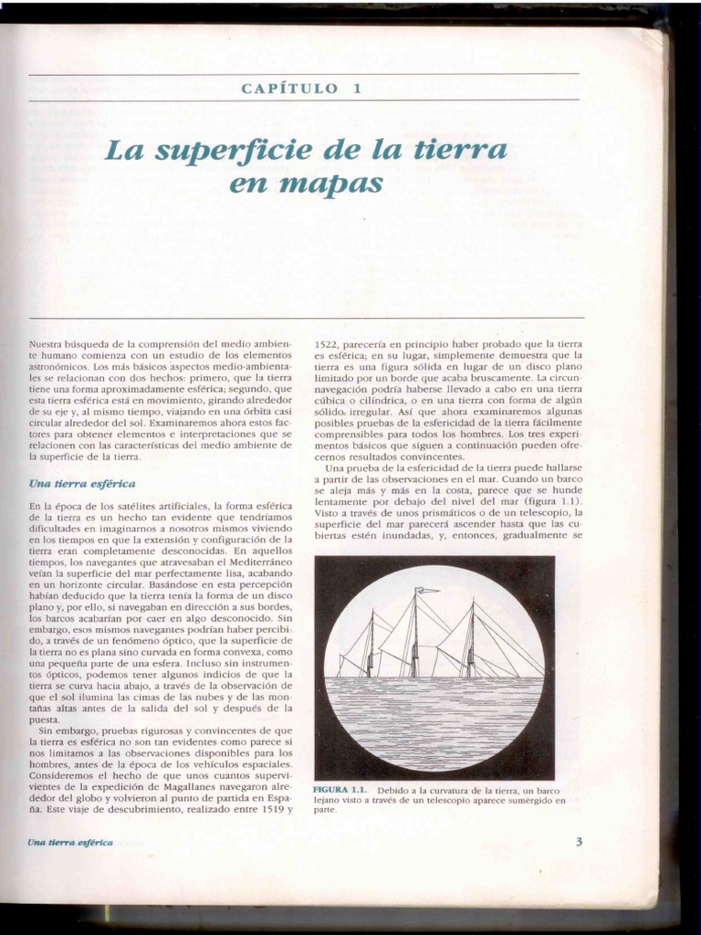 Geografía Física 1. La Superficie de La Tierra en Mapas | PDF
