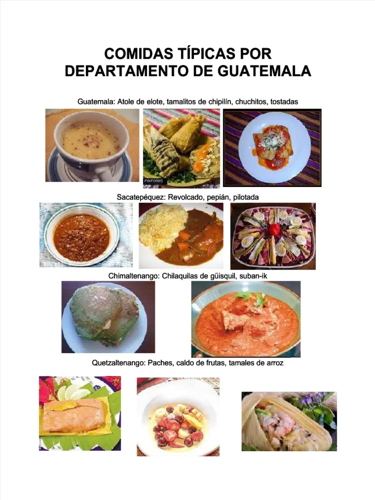 Comida Guatemalteca