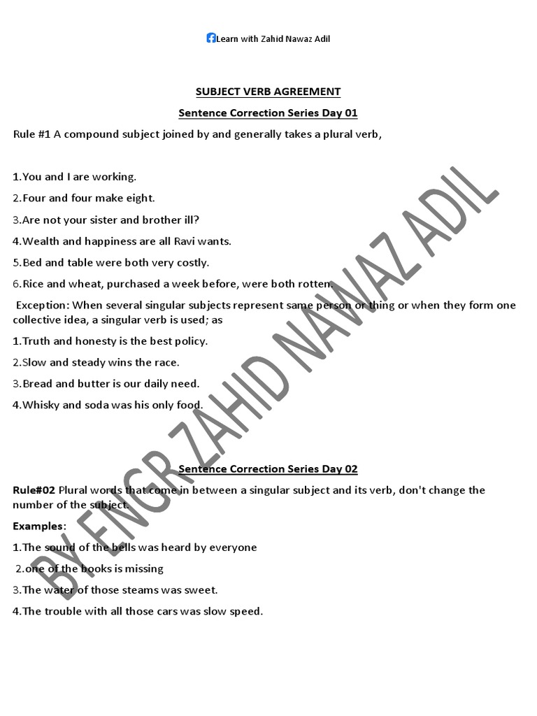 Sentence Correction Series | PDF | Grammatical Number | Adverb