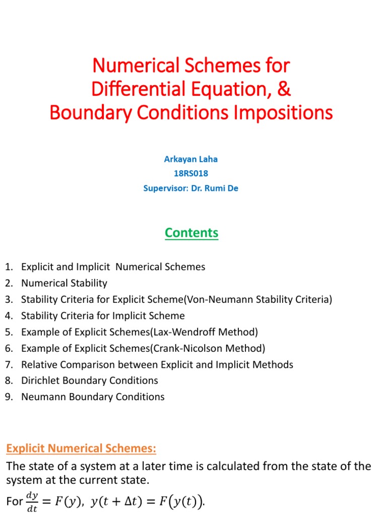 Numerical Error Analysis | PDF | Partial Differential Equation | Mathematical Concepts