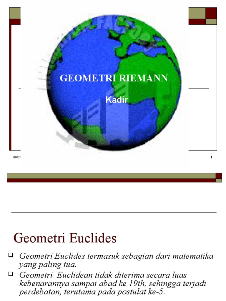 03 - Geometri Non Euclid Oke | PDF
