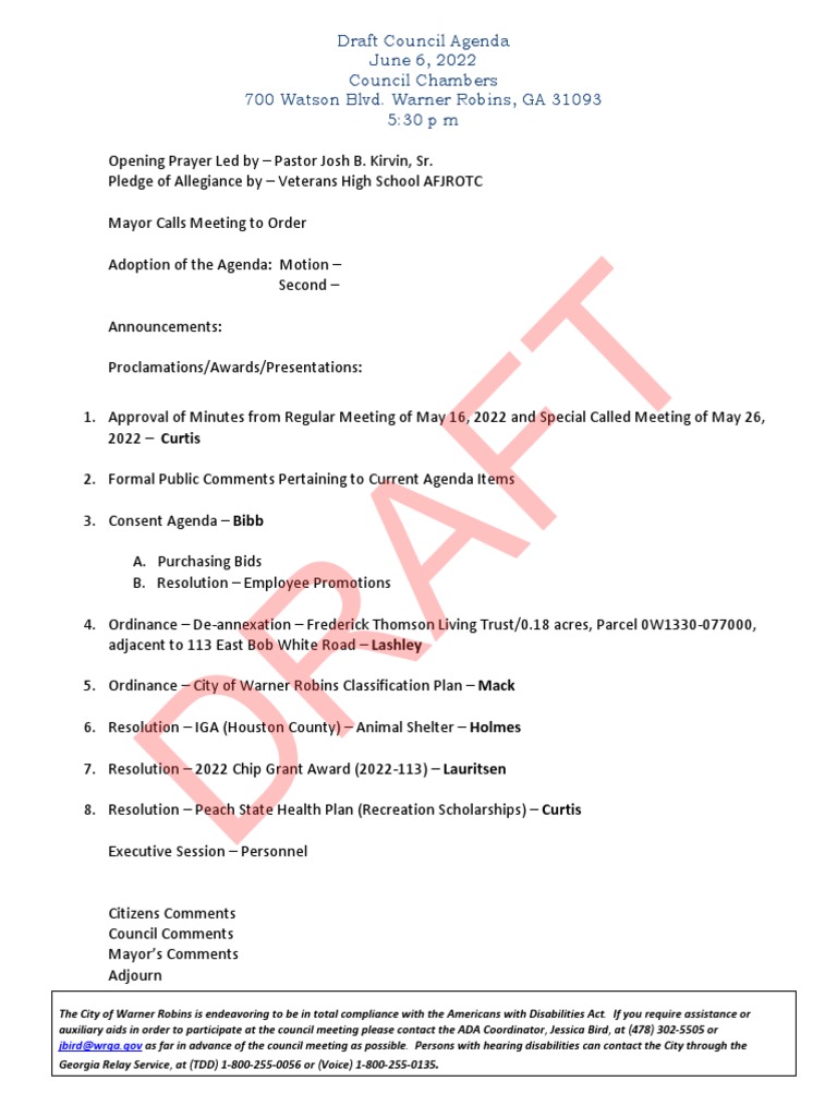 06.06.22 Draft Agenda and Supporting Documents | PDF | Land Lot | Plat