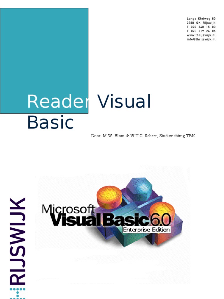 Reader Visual Basic Pdf 