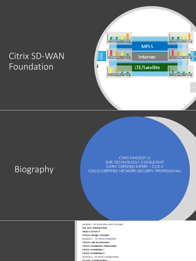 CITRIX SDWAN Foundation | PDF | Computer Network | Computer Data
