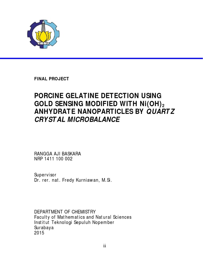 Gelatin Babi QCM | PDF