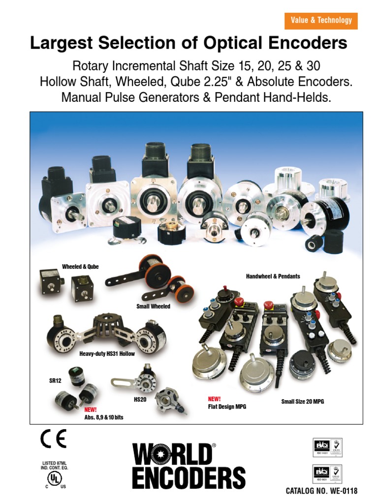 World Encoders Catalog 2018 | PDF | Bit | Electrical Connector