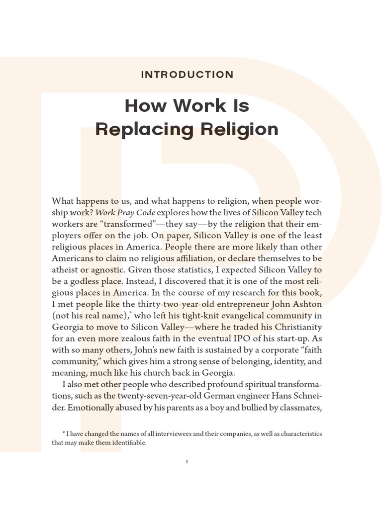 Work Pray Code - WBUR | PDF