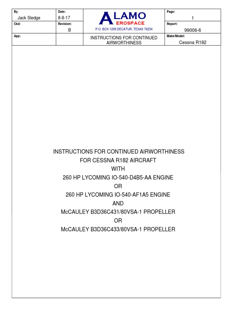 99006-6 ICA Rev - B | PDF | Fuel Injection | Valve