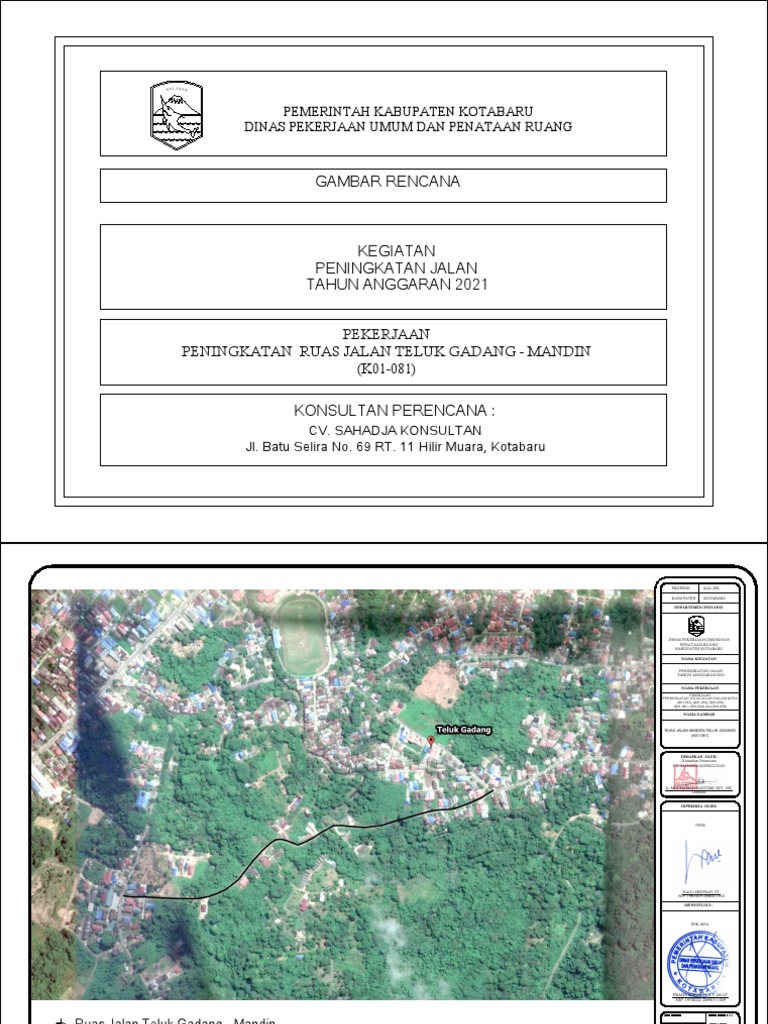 Jl. Teluk Gadang - Mandin (K01-081) Okk | PDF