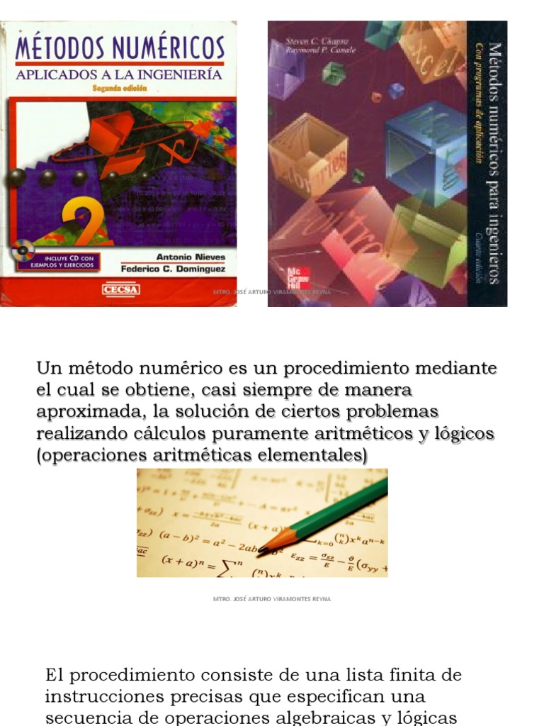 Métodos Numéricos. | PDF | Análisis numérico | Algoritmos