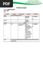 EIM-Weekly Home Learning Plan | PDF | Behavior Modification | Cognition