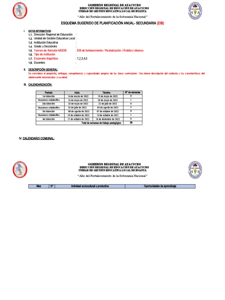 Esquema PA | PDF | Evaluación | Maíz