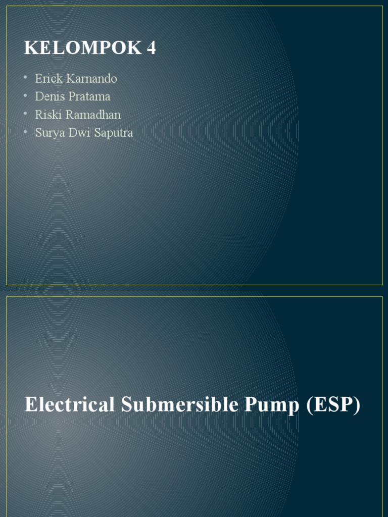 Pompa Esp Kelompok 4 | PDF