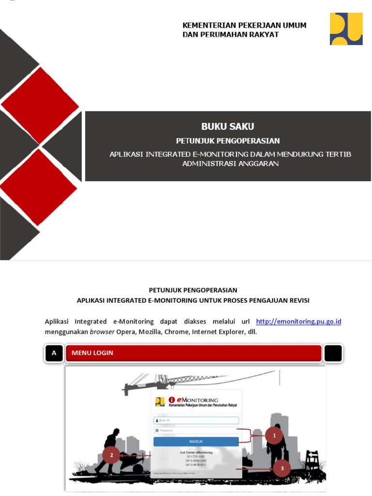 Petunjuk Pengajuan Revisi Oleh Satker Pada Iemon | PDF