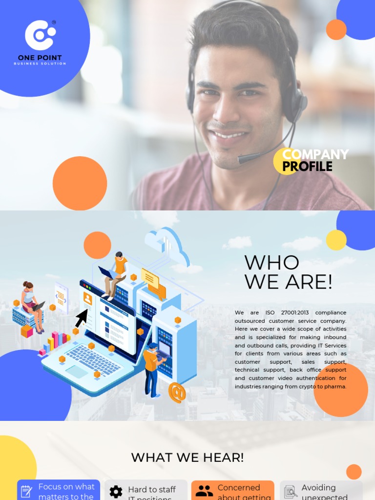 One Point - Company Profile. | PDF | Cloud Computing | Computer Science