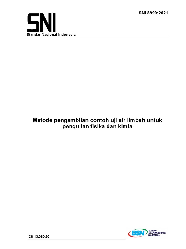 Sni 8990-2021 | PDF