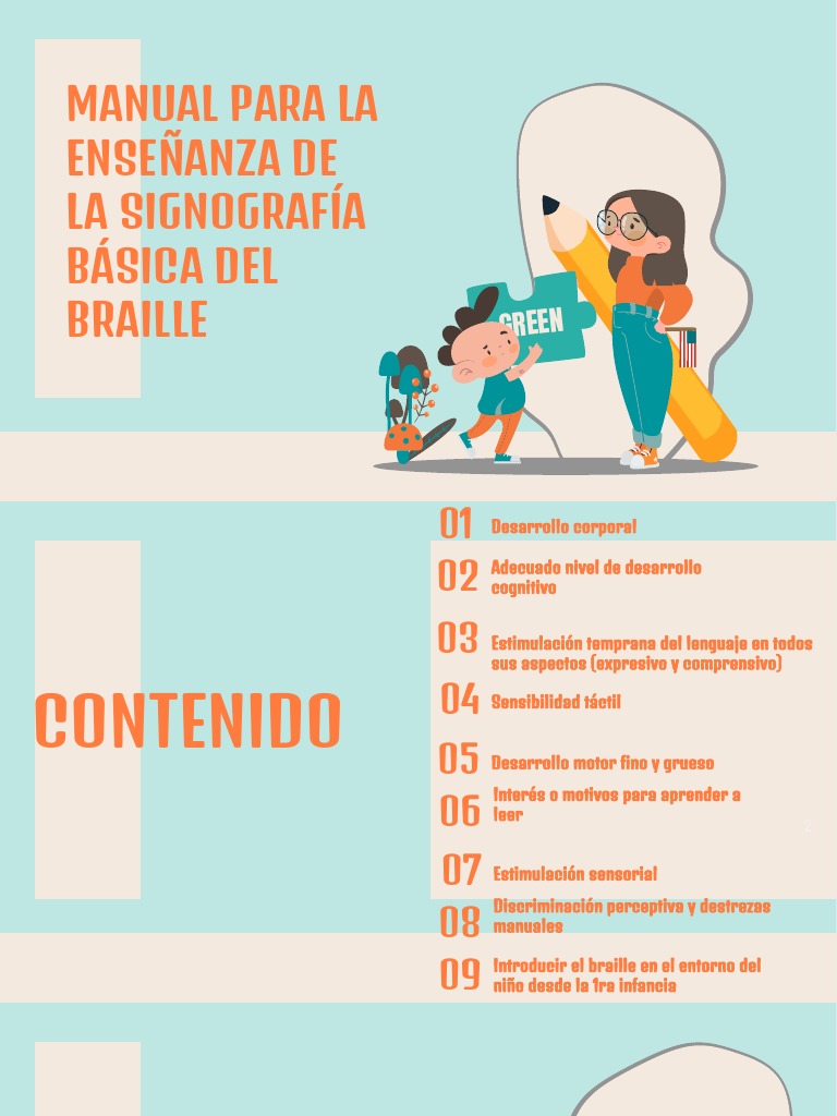 Manual Braille | PDF | Aquisición de idioma | Aprendizaje