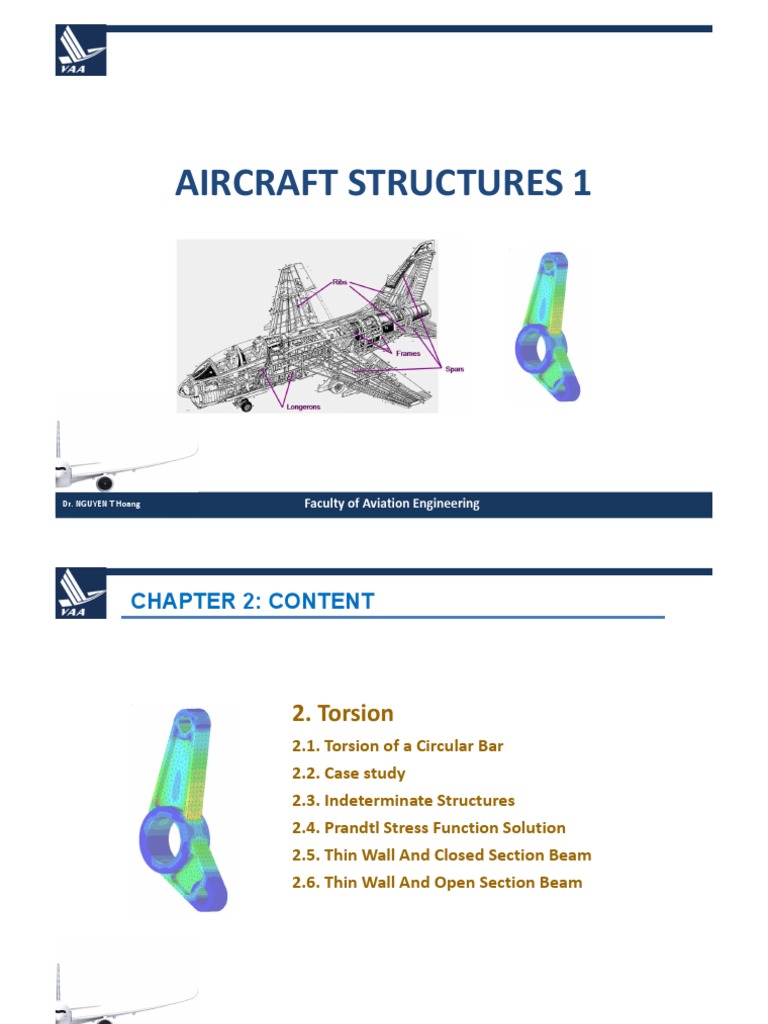 Aircraft Structures 1: Faculty of Aviation Engineering | PDF | Stress ...
