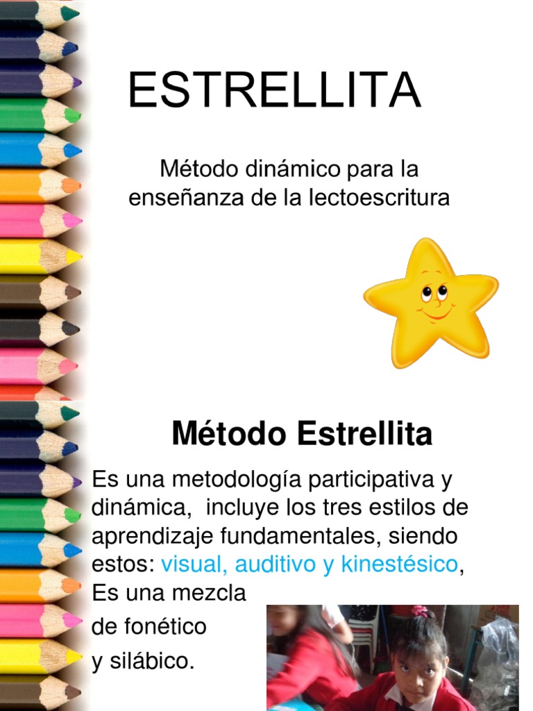 Método Estrellita para Lectoescritura | PDF | Lingüística | Cognición