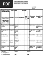 Lathe Machine Risk Assessment | PDF | Risk | Safety