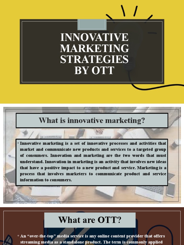 Innovative Marketing Strategies by Ott | Download Free PDF | Marketing ...
