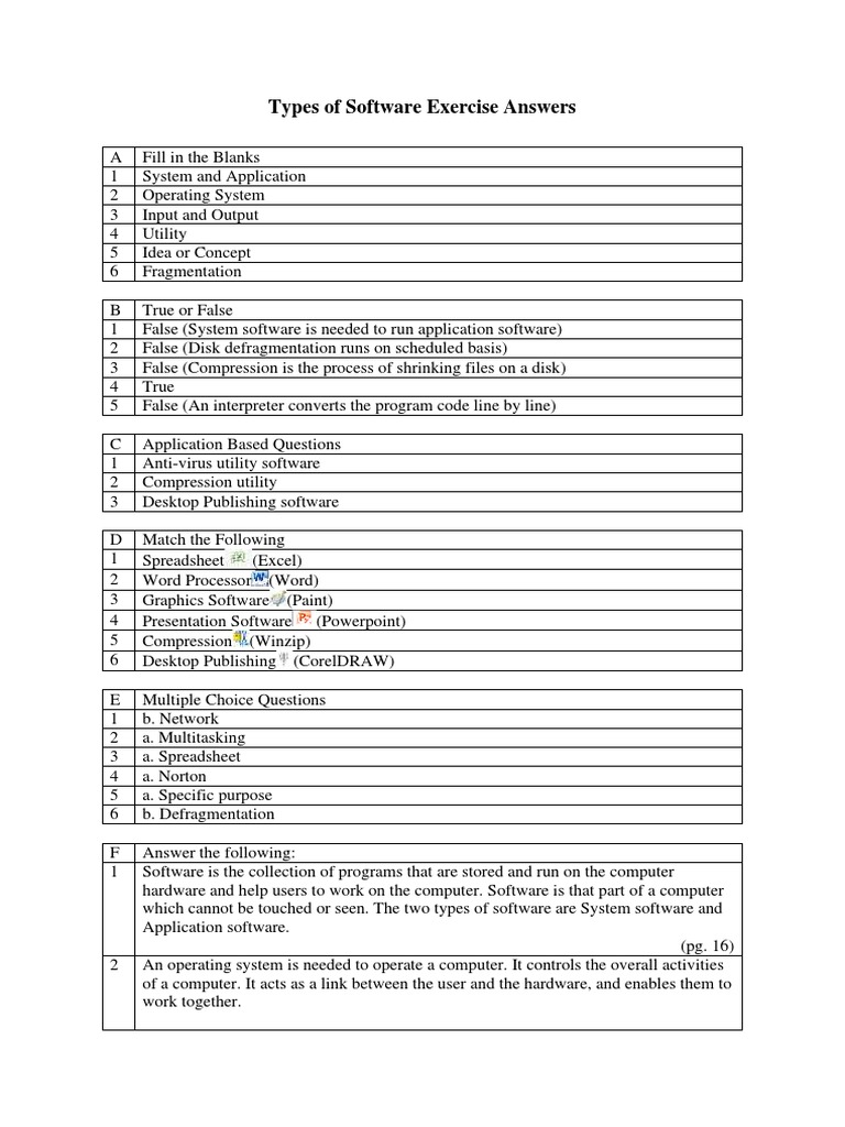 STD 5 Chapter 2 Answers | PDF | Computer Virus | Operating System