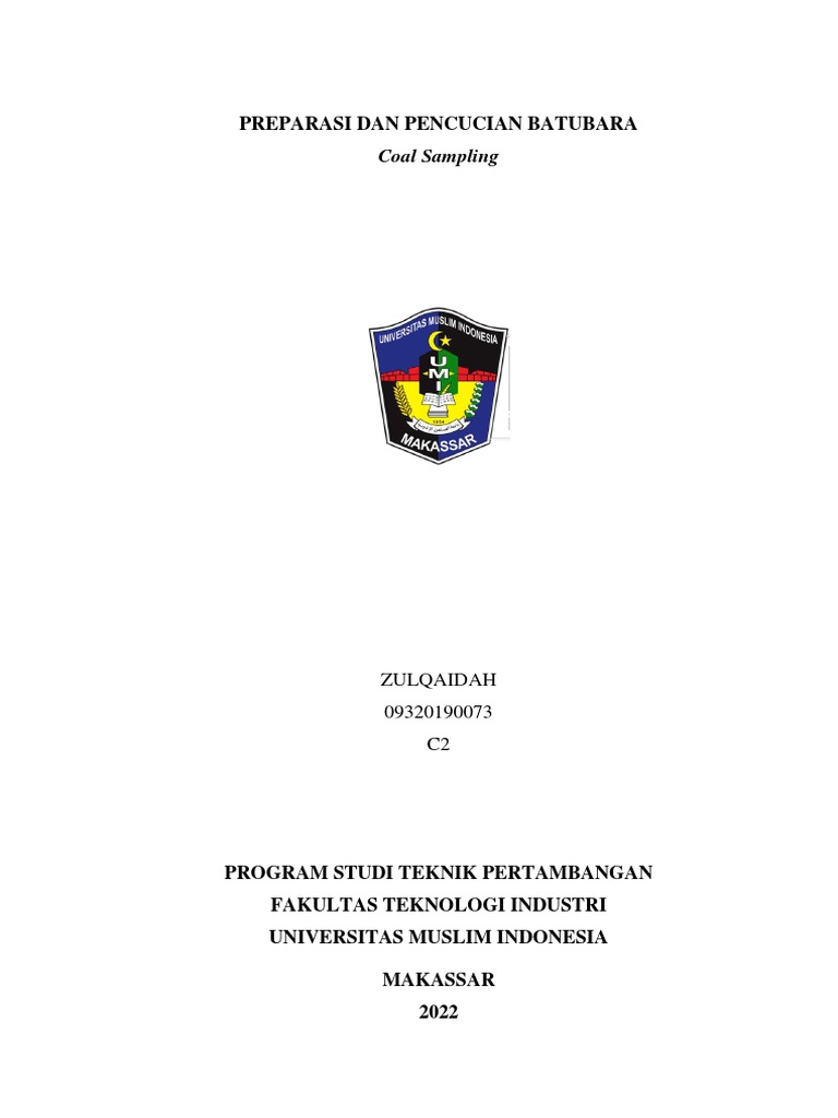 Coal Sampling | PDF