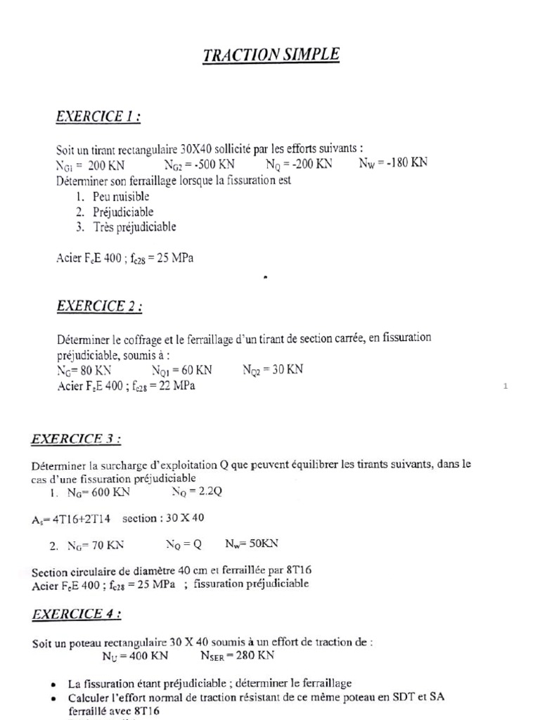 Exos Traction Simple | PDF