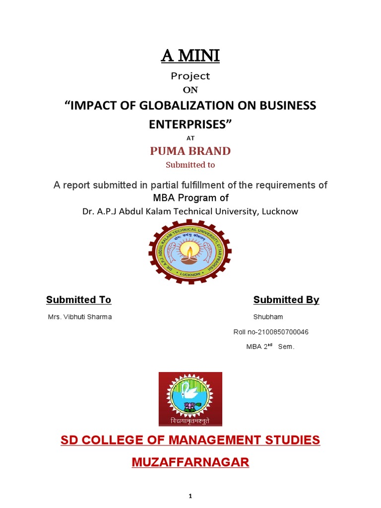 SHUBHAM SAINI International Business | PDF | International Business ...