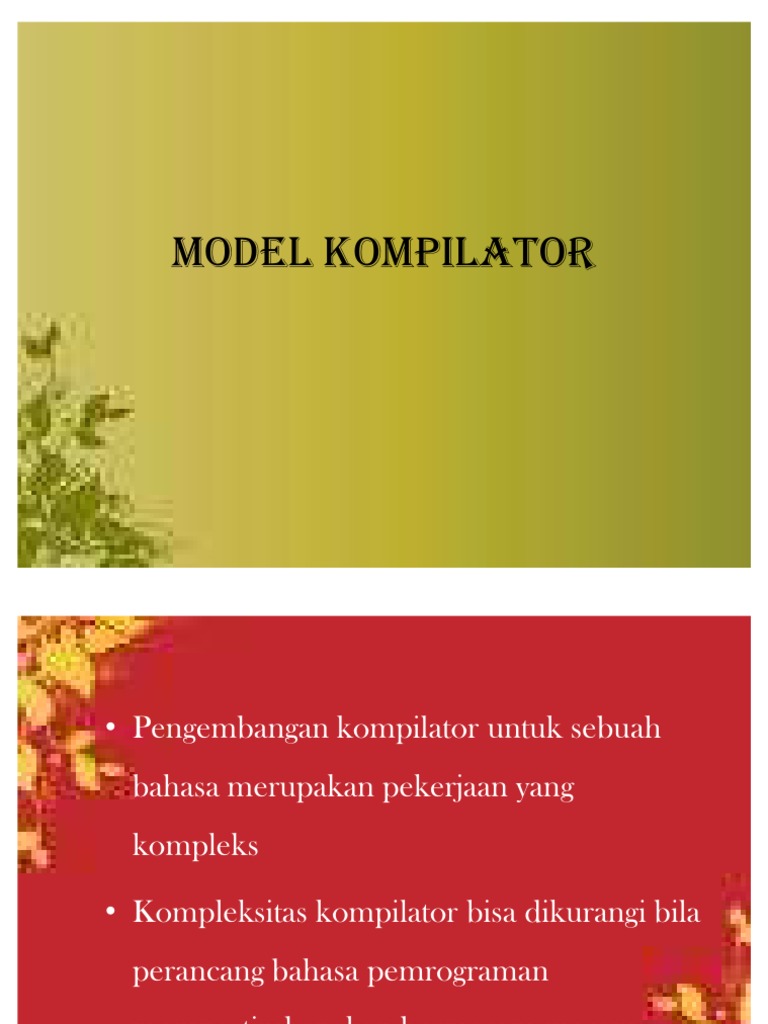 Model Kompilator | PDF | Komputer