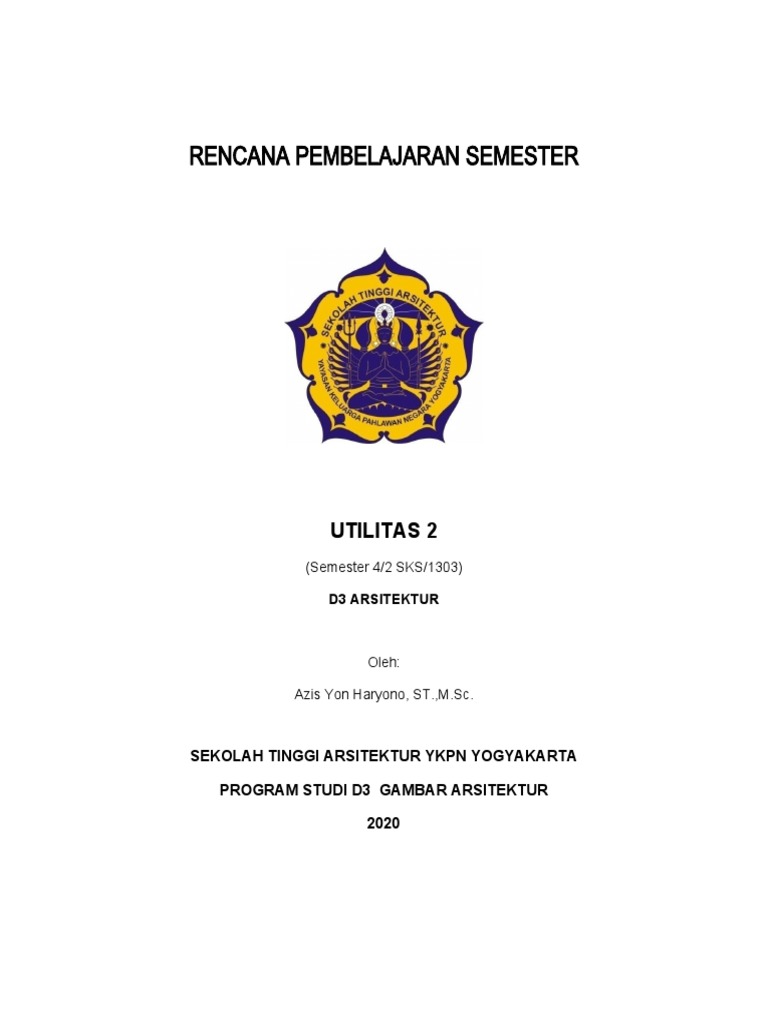 RPS UTILITAS 2 Semester Genap 2020-2021 | PDF