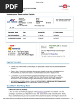 Travel Certificate Indigo | PDF