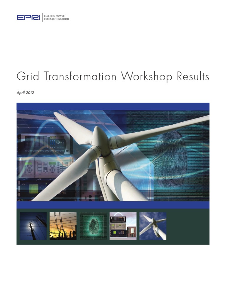 Grid Transformation Workshop Results: April 2012 | PDF | Conceptual ...