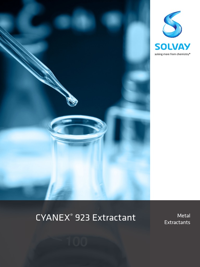 CYANEX 923 Brochure (1) - 1 | PDF | Physical Chemistry | Chemical Compounds
