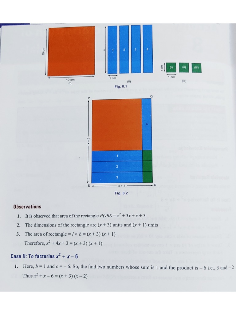 Factorisation of Quadratic Expression | PDF