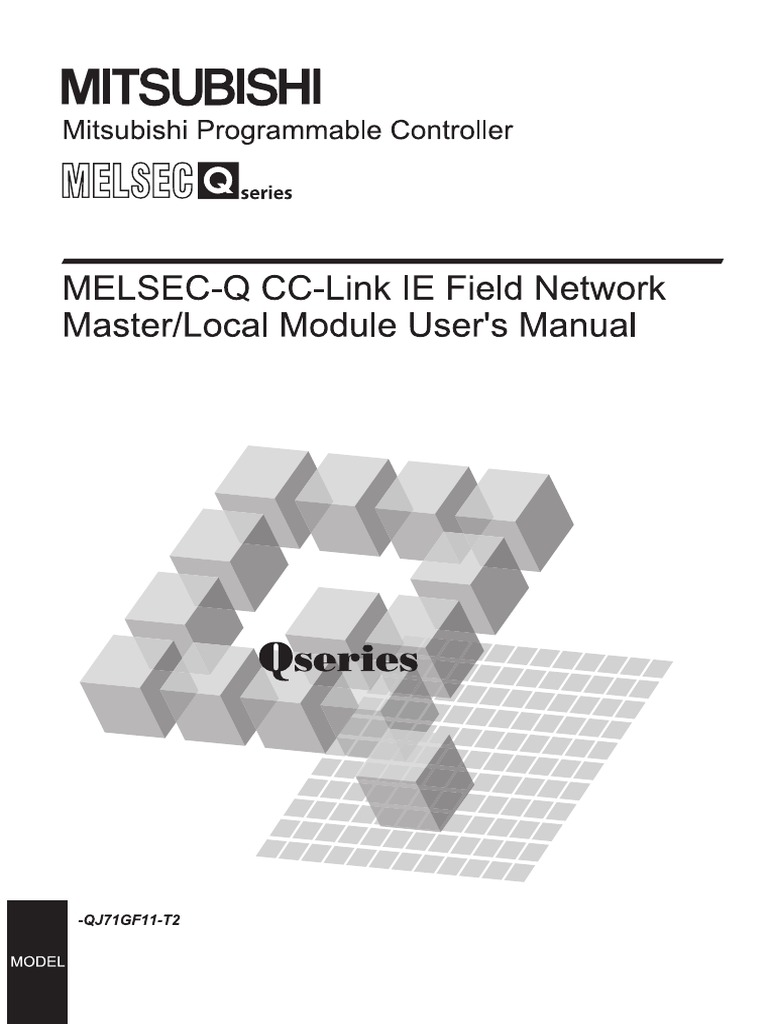 MITSUBISHI Q CC Link IE Field Network MasterLocal Module User's Manual ...