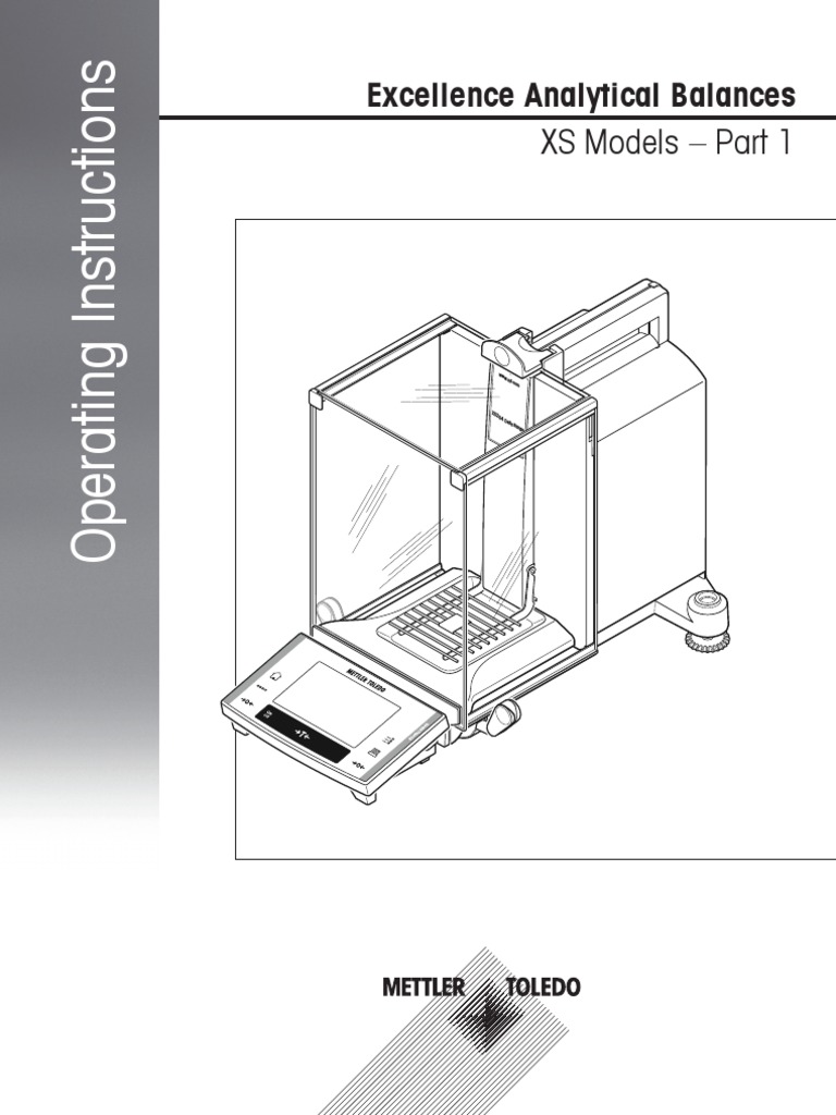 Mettler Toledo xs205dr | PDF | Alternating Current | Power Supply