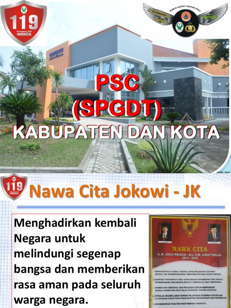 Peran PSC - MONEV 9-11-2021 - Dr. Bobi Prabowo, SP - em | PDF