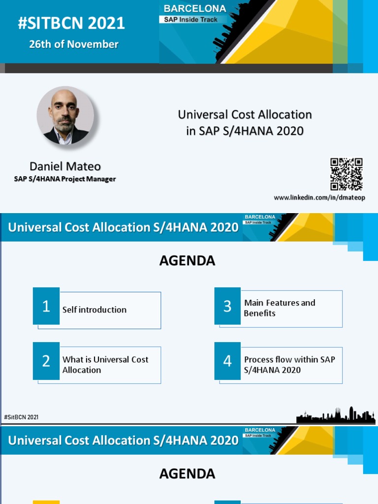 Cost Allocation Sap Hana Pdf Simulation Cost