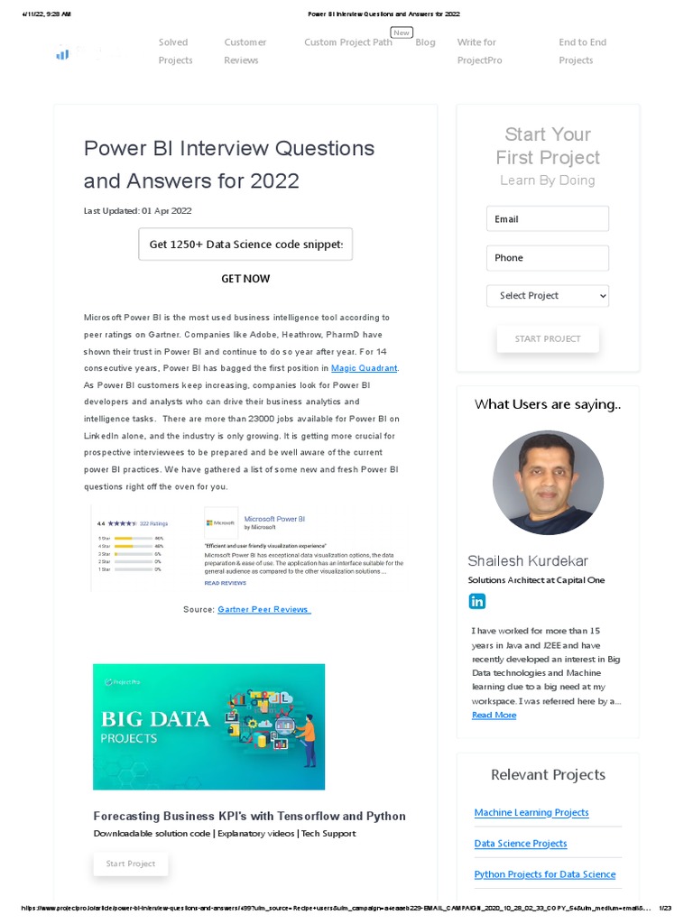 Power BI Interview Questions and Answers For 2022 | PDF | Apache Hadoop ... Power BI Interview Questions and Answers For 2022 | PDF | Apache Hadoop ...